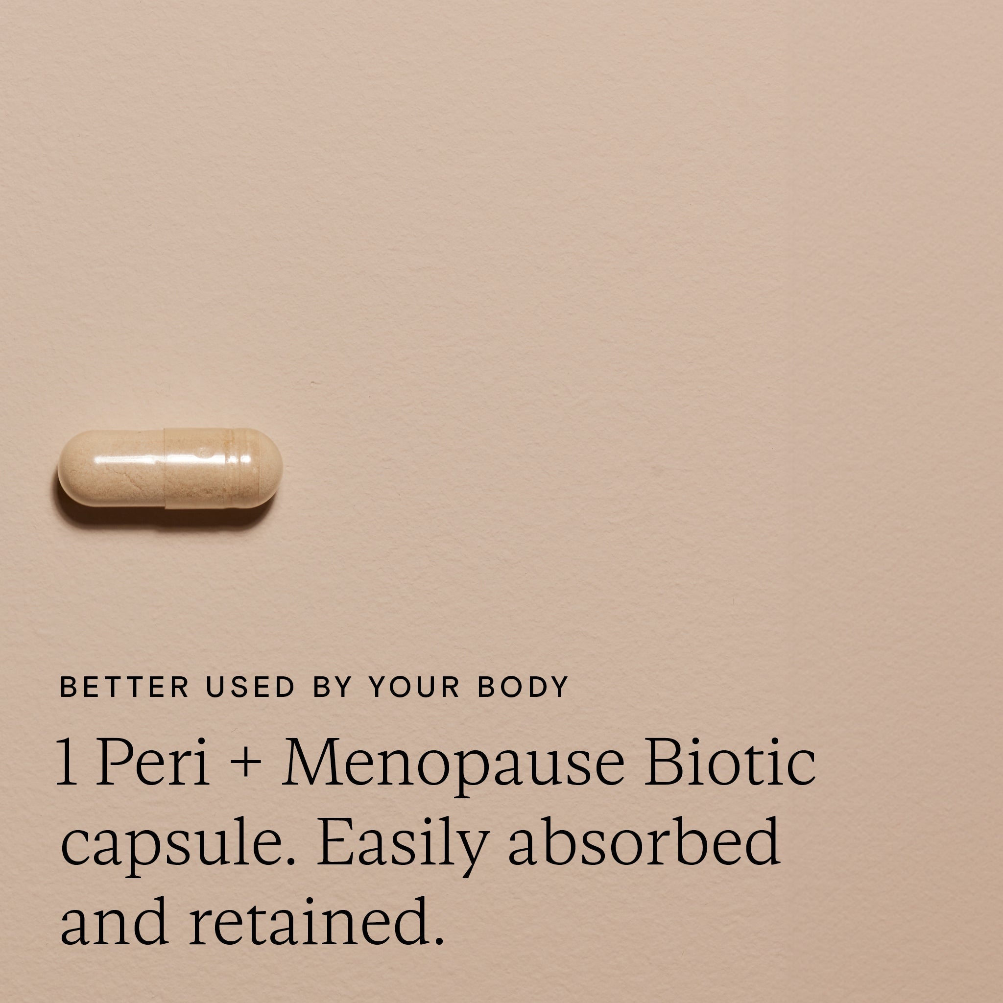 Food-Grown Peri + Menopause Biotic | Natural Perimenopause Supplements